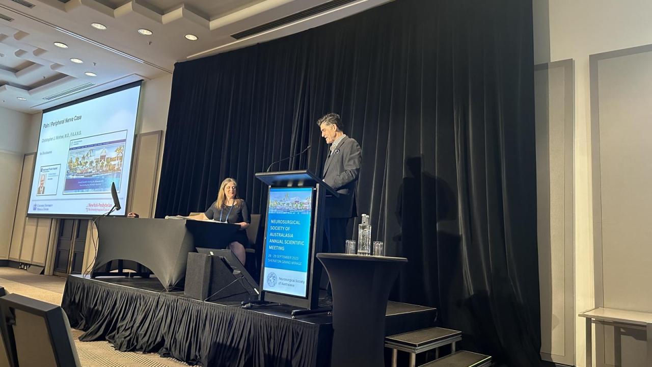 Dr. Christopher Winfree Featured at 2023 Neurosurgical Society of ...