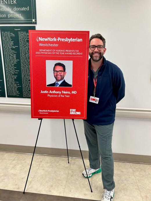 Dr. Justin Neira Wins NYP's Department of Nursing 2025 Physician of the ...